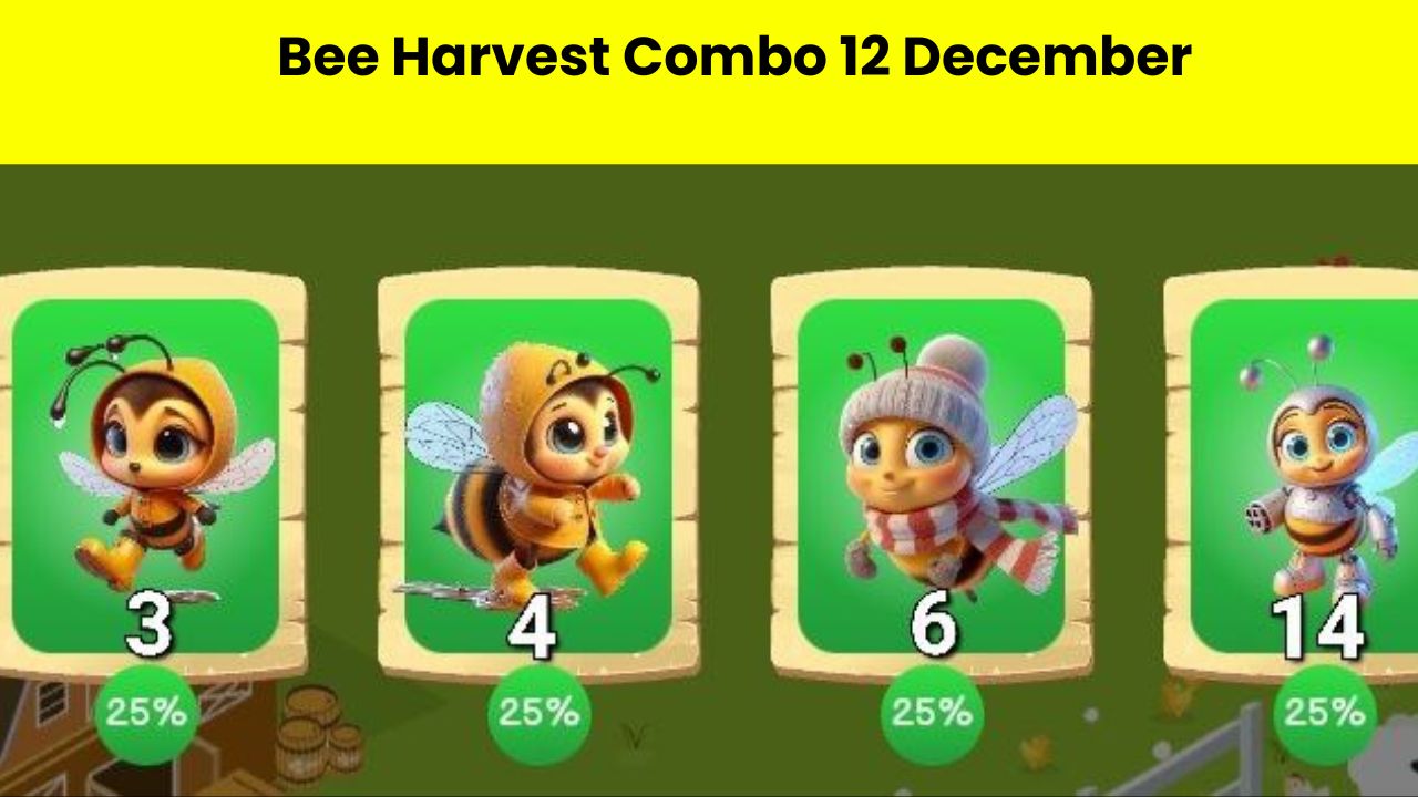 Bee Harvest Daily Combo 14 December