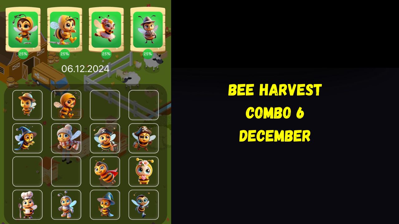 Bee Harvest Daily Combo 14 December