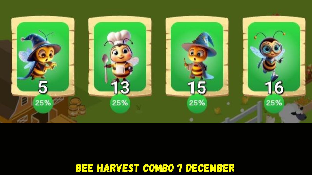 Bee Harvest Daily Combo 14 December