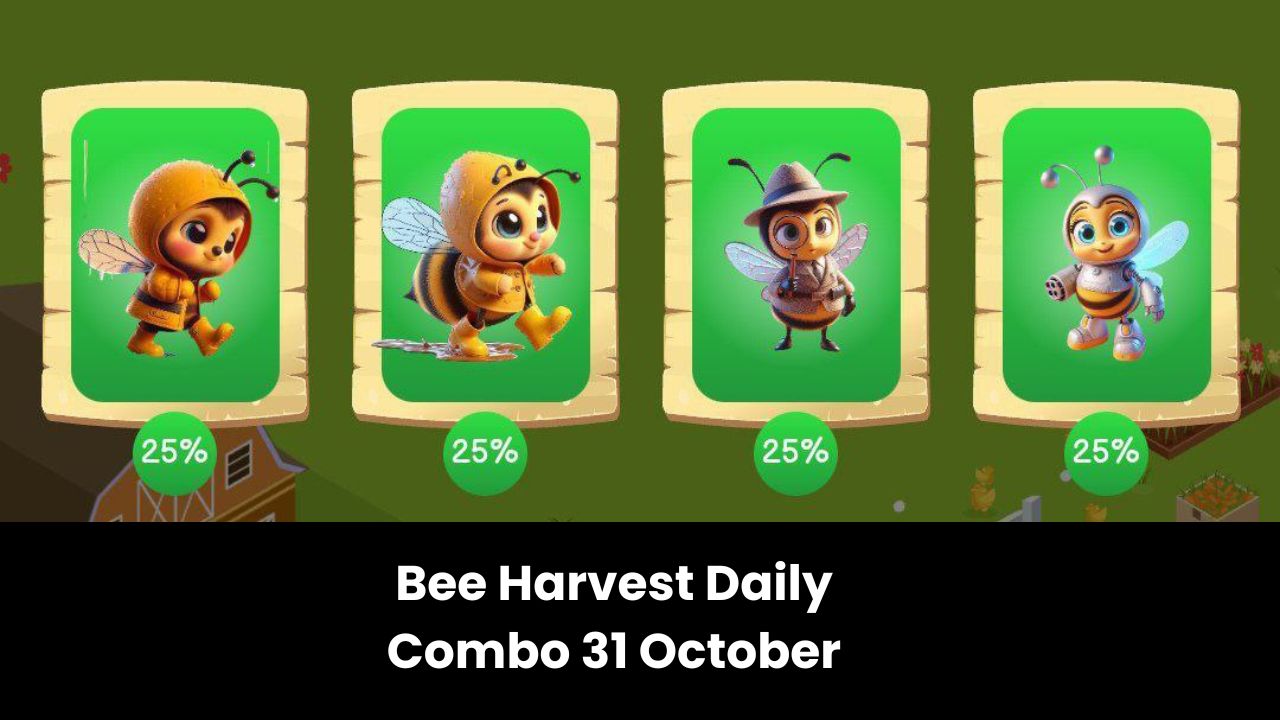 Don’t Miss Today’s Working Bee Harvest Daily Combo Card 2 November