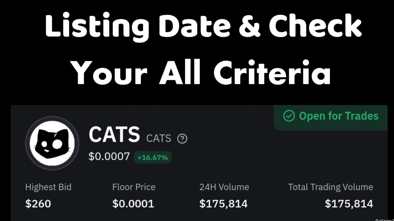 😺 CATS Token Listing + Season 2 Update!