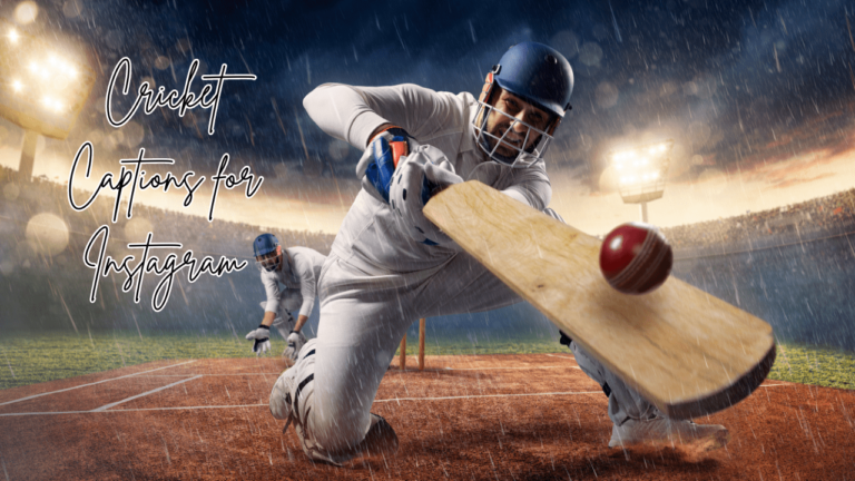 100+ Cricket Captions for Instagram: Best Caption to write