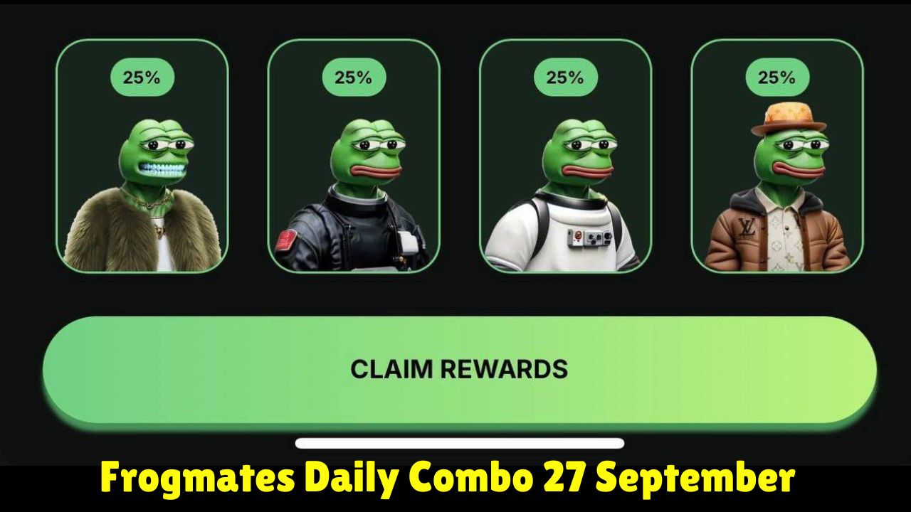 Don’t Miss Today’s Working Frogmates Daily Combo 30 September 2024