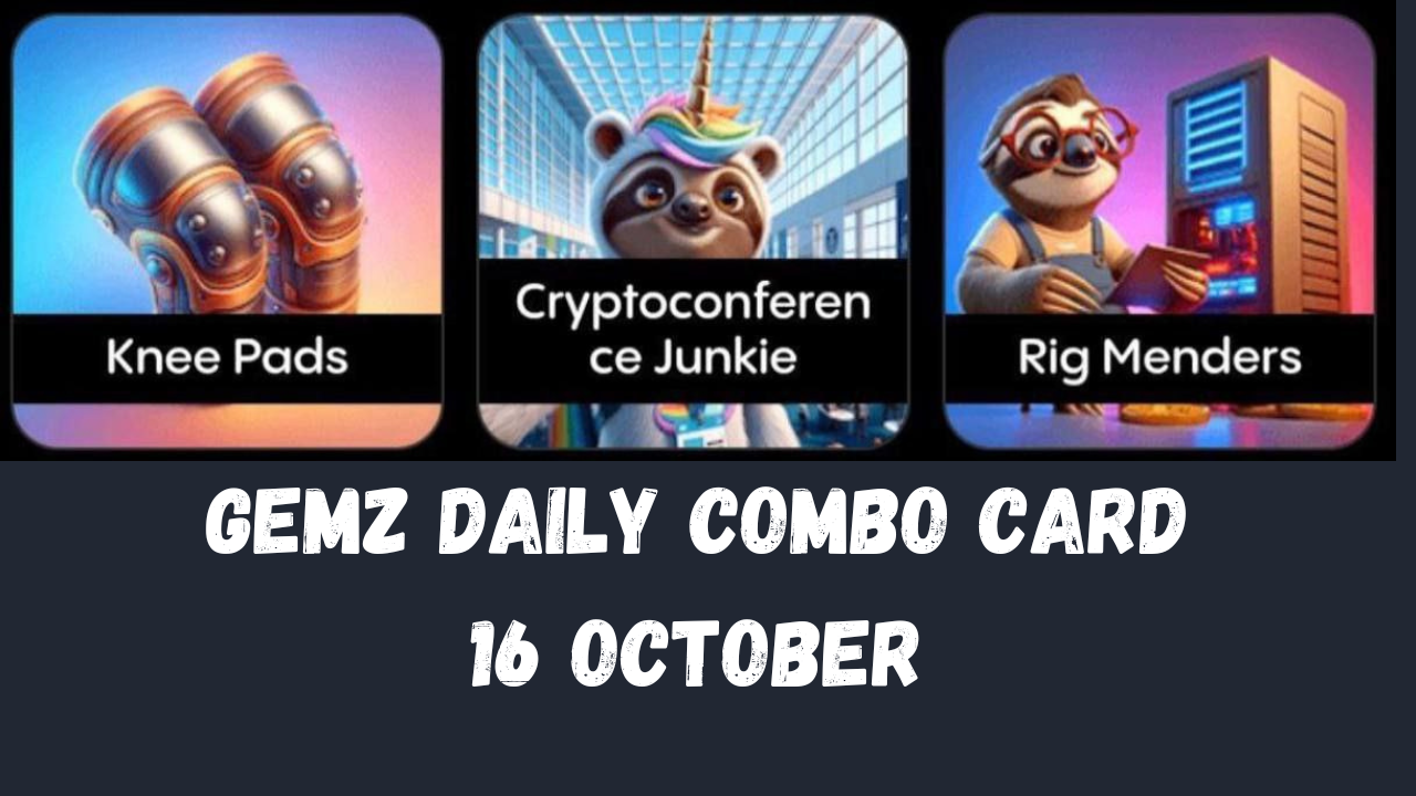 Don’t Miss Today’s Working Gemz Daily combo Card 2 November