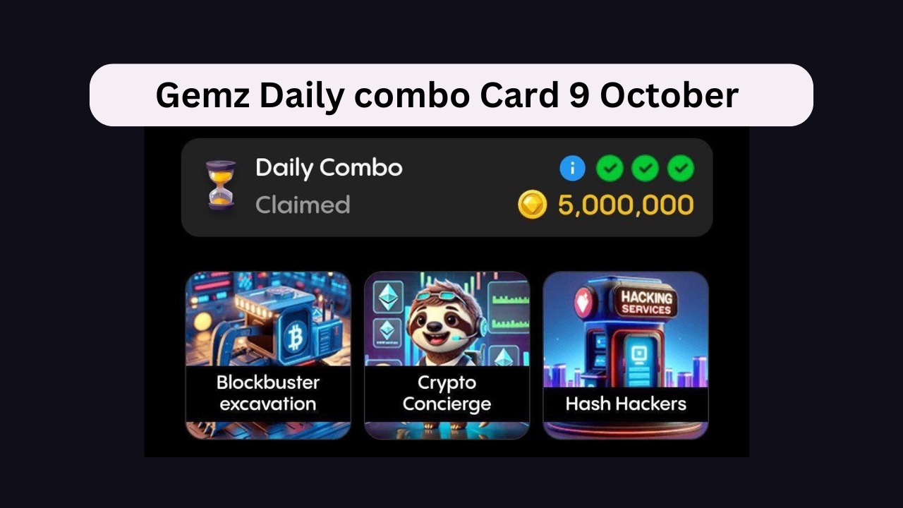 Don’t Miss Today’s Working Gemz Daily combo Card 2 November