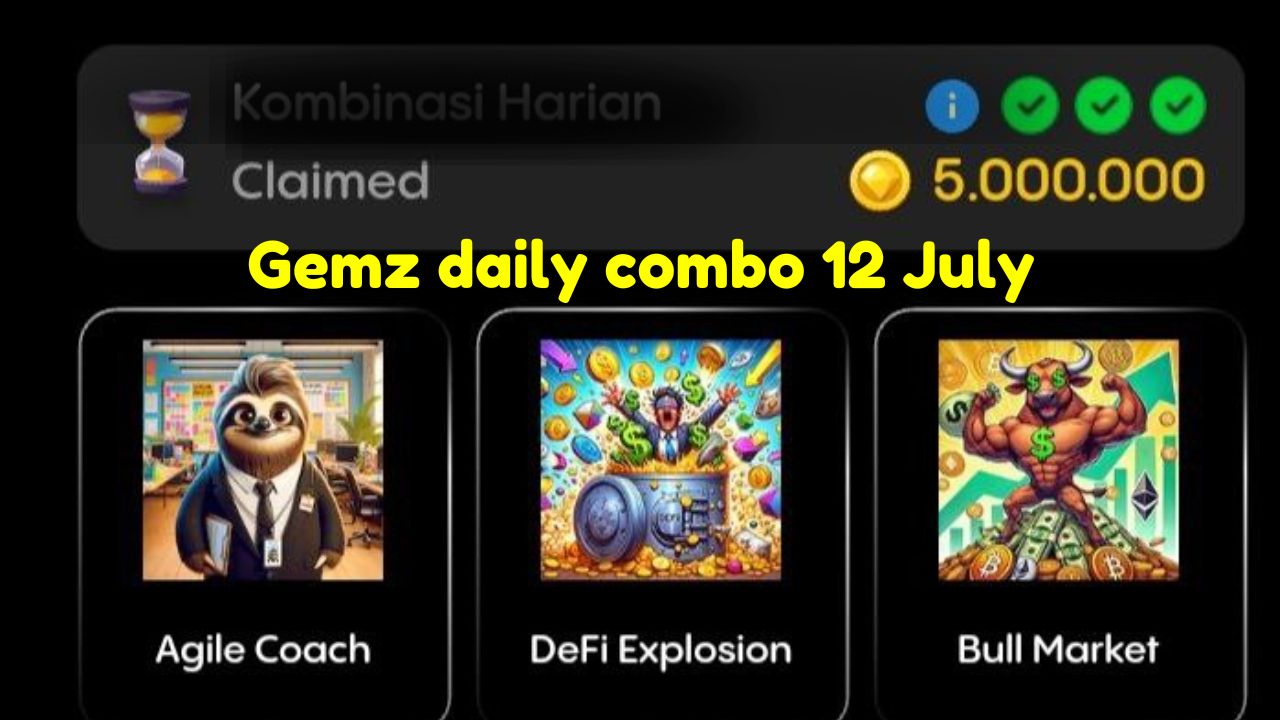 Don’t Miss Today’s Working Gemz daily combo 12 July