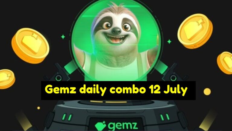 Don’t Miss Today’s Working Gemz daily combo 12 July