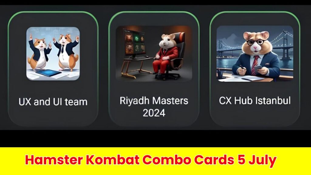 Don’t Miss Today’s Working Hamster Kombat Combo Cards 5 July 2024!
