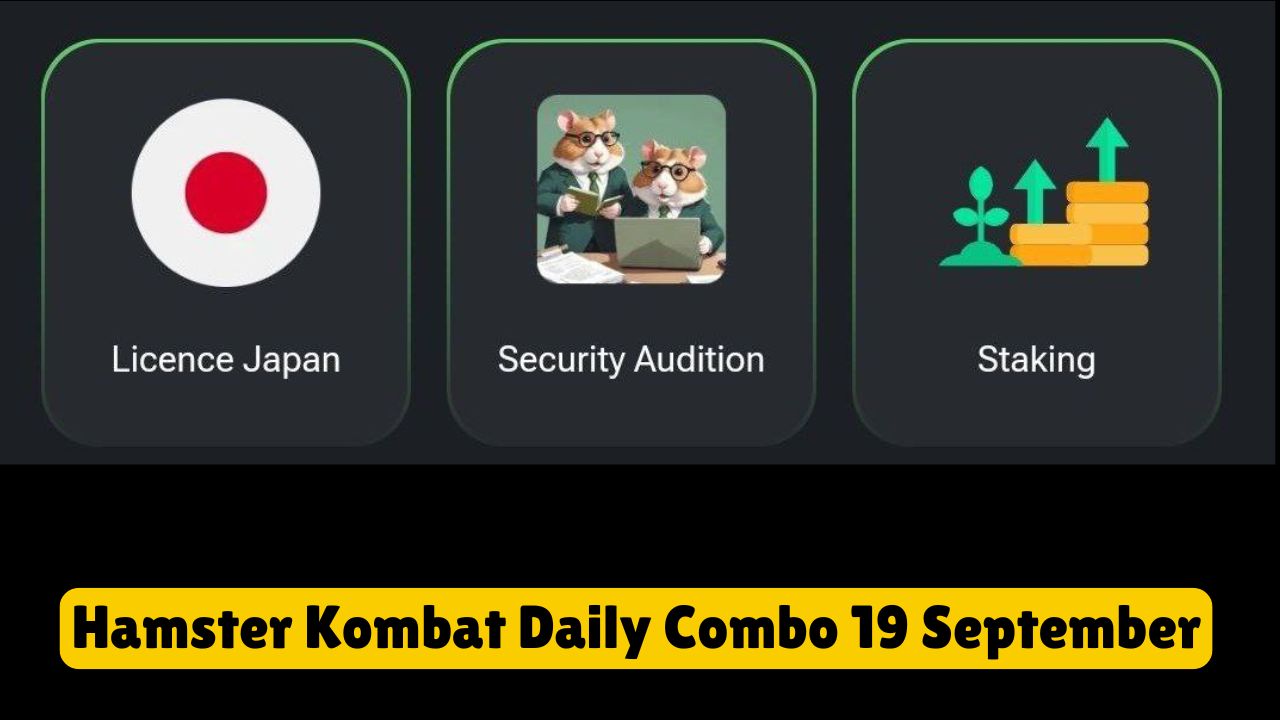 Don’t Miss Today’s Working Hamster Kombat Daily Combo 19 September 2024!