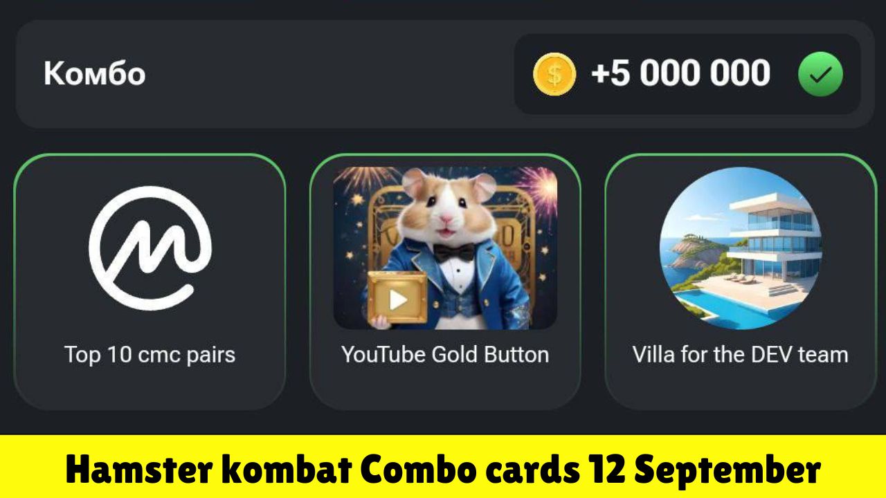 Hamster Kombat Daily Combo Today