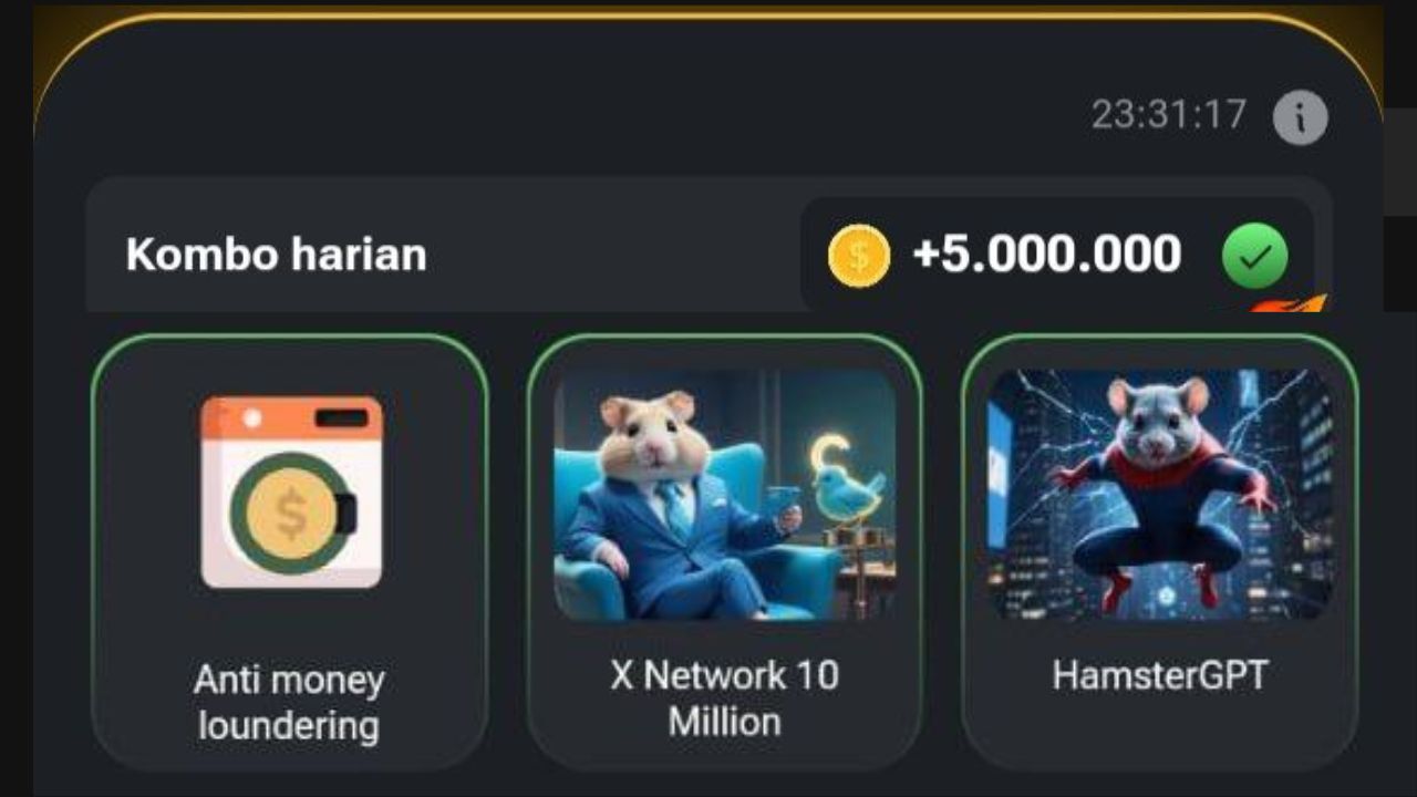 Hamster Kombat Daily Combo Today