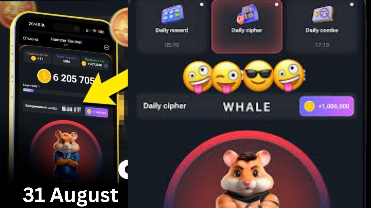 Don’t Miss Daily Hamster Kombat Daily Cipher Code for August 31, 2024!