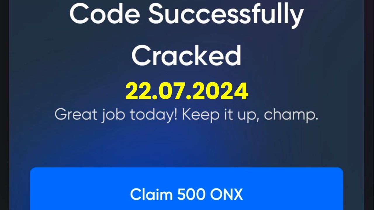 Don’t Miss Today’s ONUS Tap Daily Code 4 November