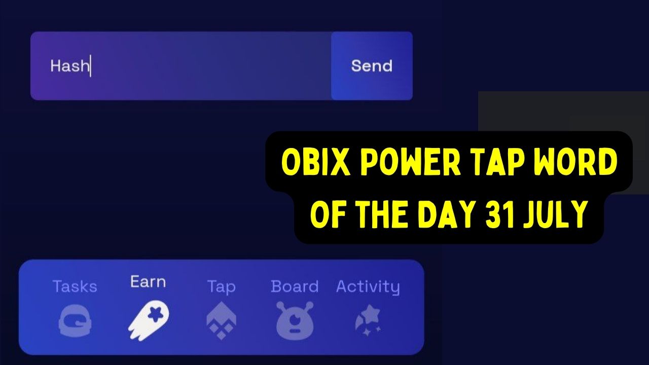 Don't Miss Today Obix Power Tap Word Of the Day
