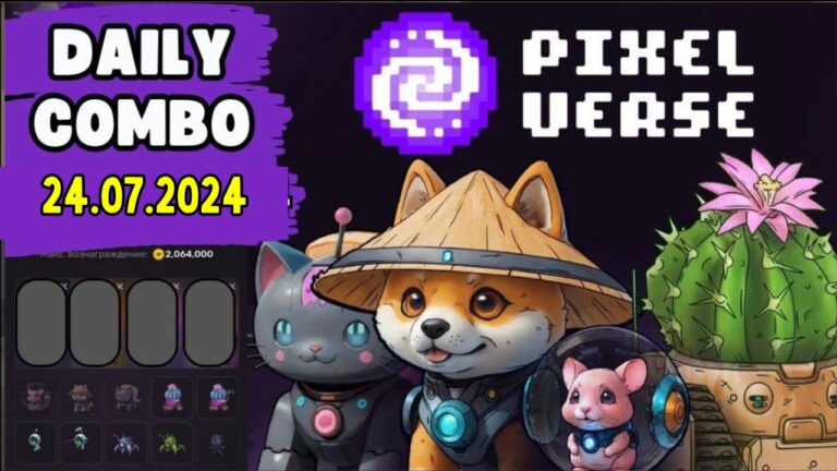 Don’t Miss Today’s Working Pixel Tap Combo Cards 24 July, 2024!