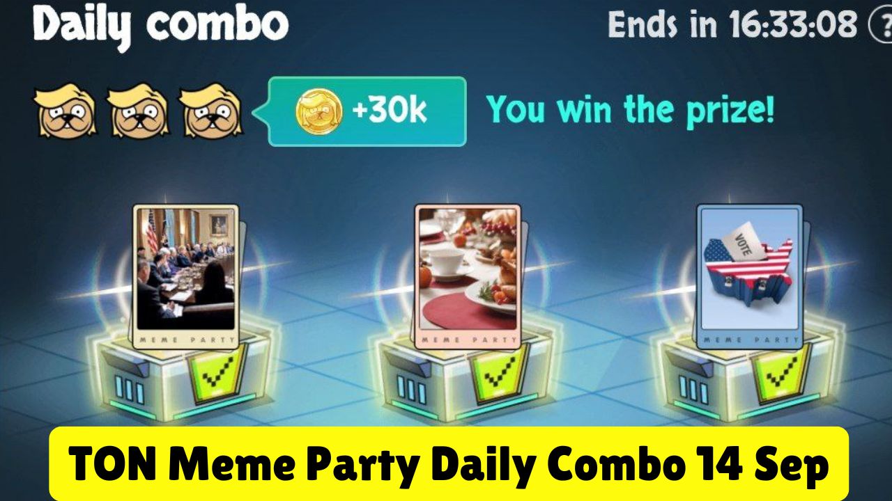 TON Meme Party Daily Combo 24 September
