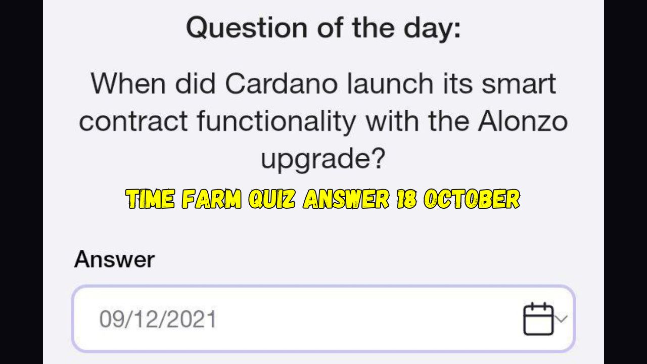 Don’t Miss Today’s Time Farm Quiz Answer 2 November 2024!