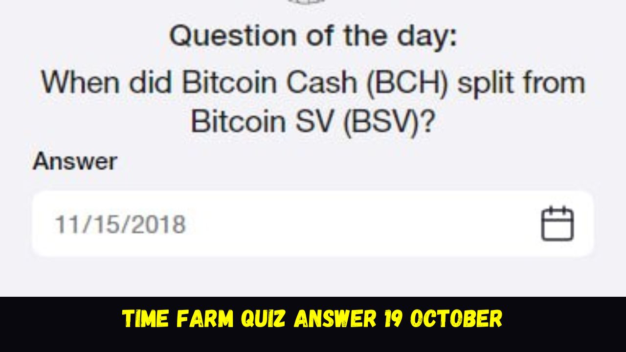 Don’t Miss Today’s Time Farm Quiz Answer 2 November 2024!