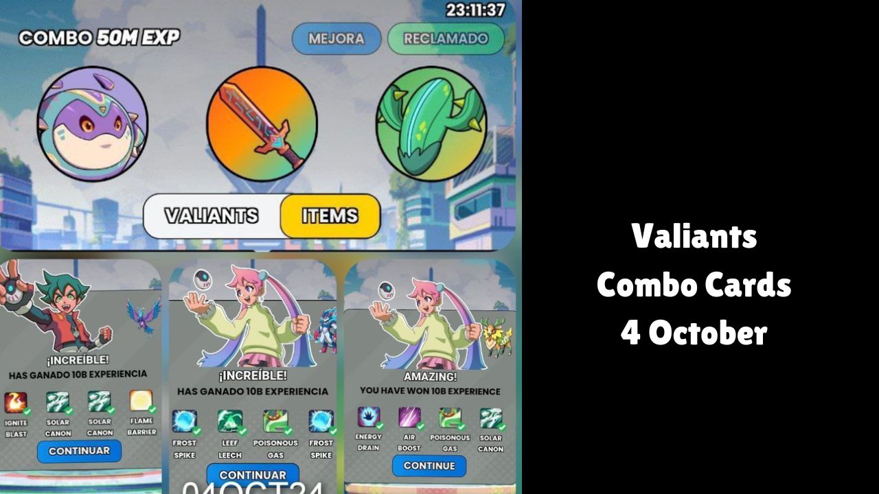 Don’t Miss Today’s Working Valiants TapTap Combo Cards 28 October